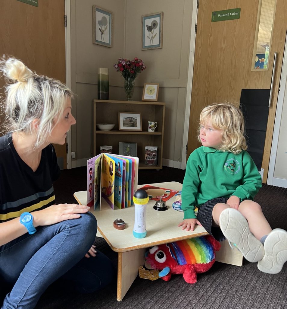 Developing early communication skills with predominantly pre verbal ...